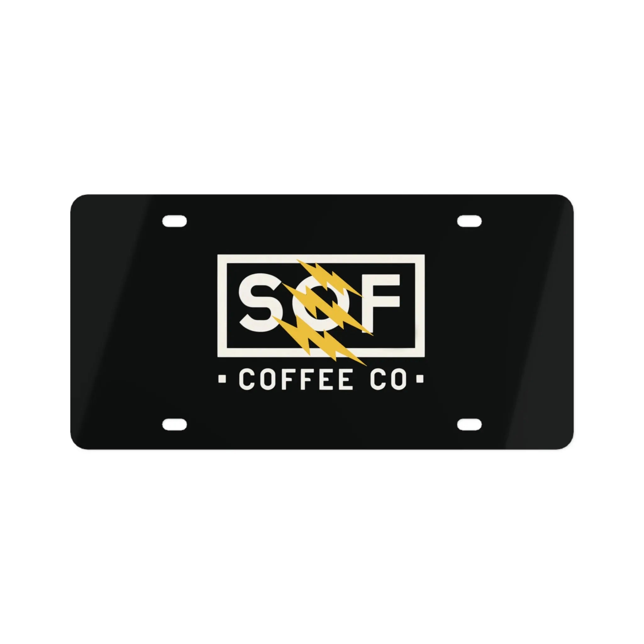 SOF Coffee License Plate – SofCoffee